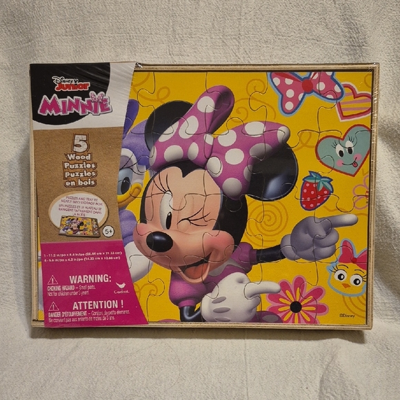 Disney | Toys | Disney Junior Minnie Mouse Puzzle Set | Poshmark